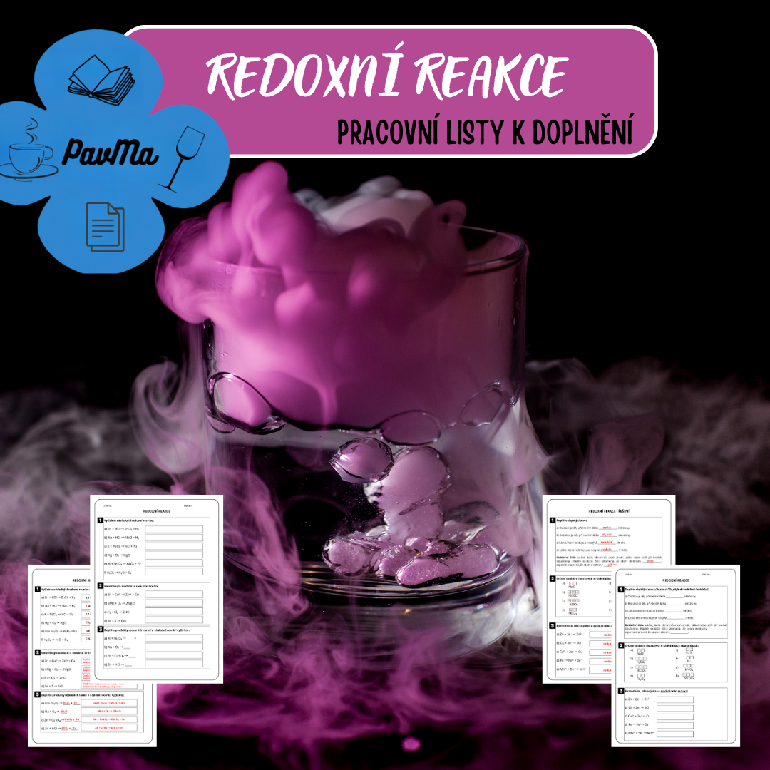 Redoxní reakce_CHEMIE_Pracovní listy - Chemie | UčiteléUčitelům.cz